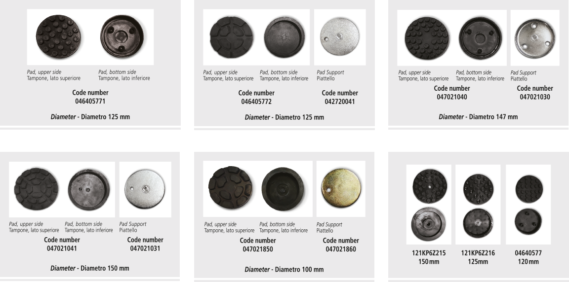 Rubber Pads and supports - Butler Engineering